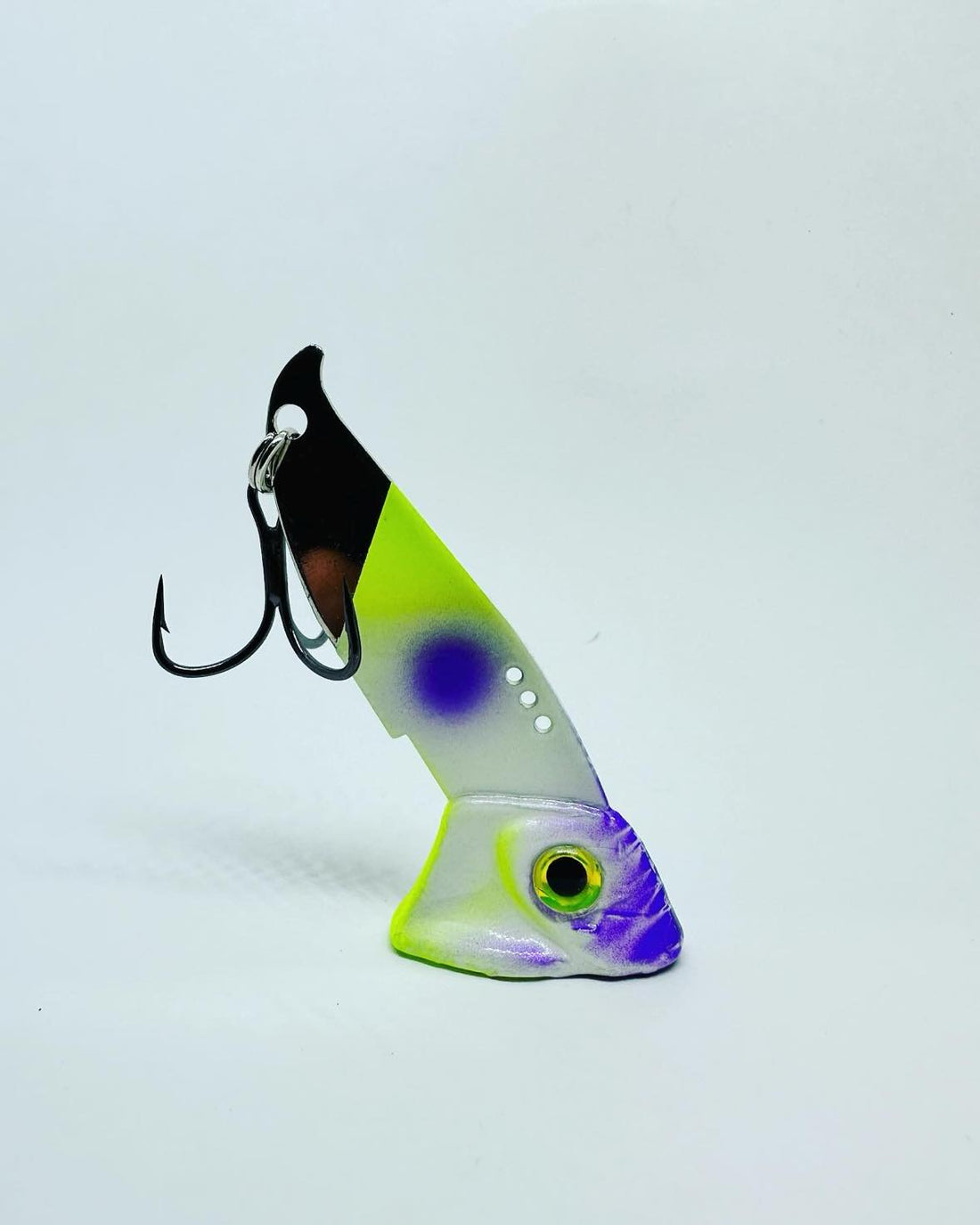 Vertical Minnow Blade Bait - Glow Candy Glow by Vertical Jigs and Lures